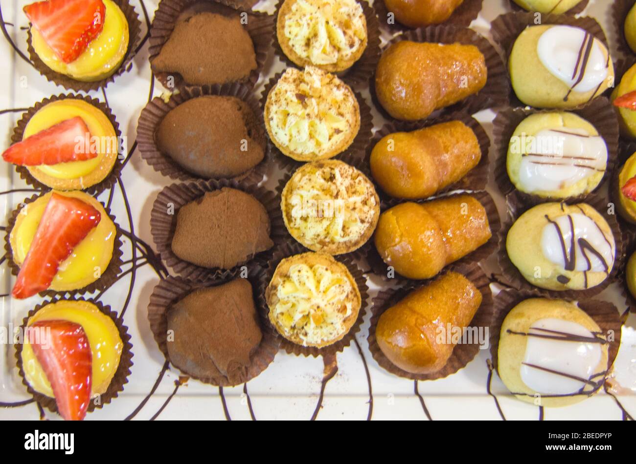 delicious pastries with assorted flavors for your party, for children ...