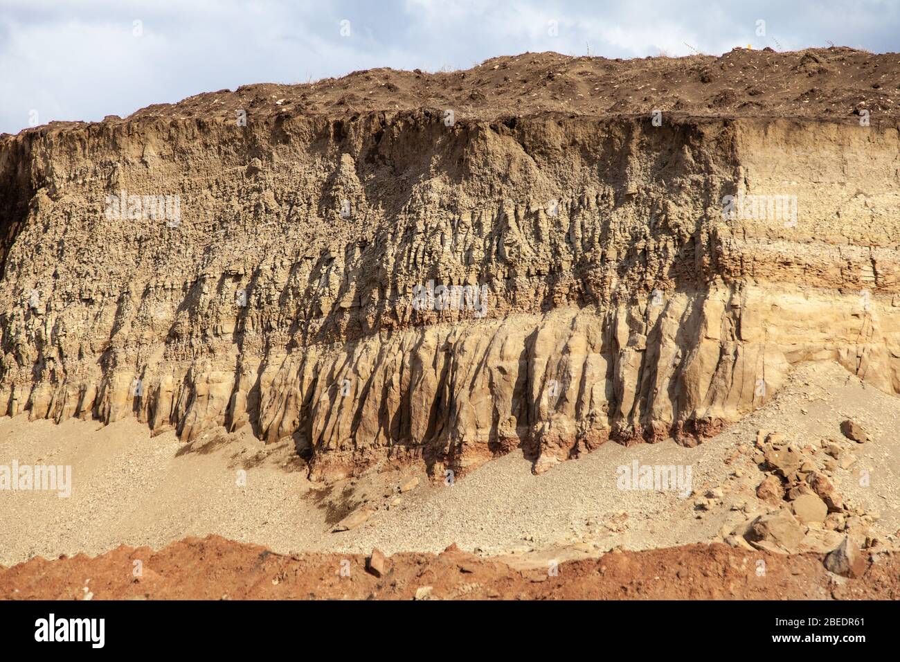 open pit mine. quarry geological exposure Stock Photo - Alamy