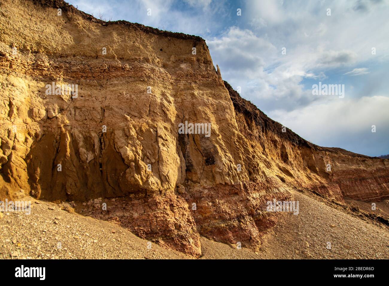 open pit mine. quarry geological exposure Stock Photo - Alamy