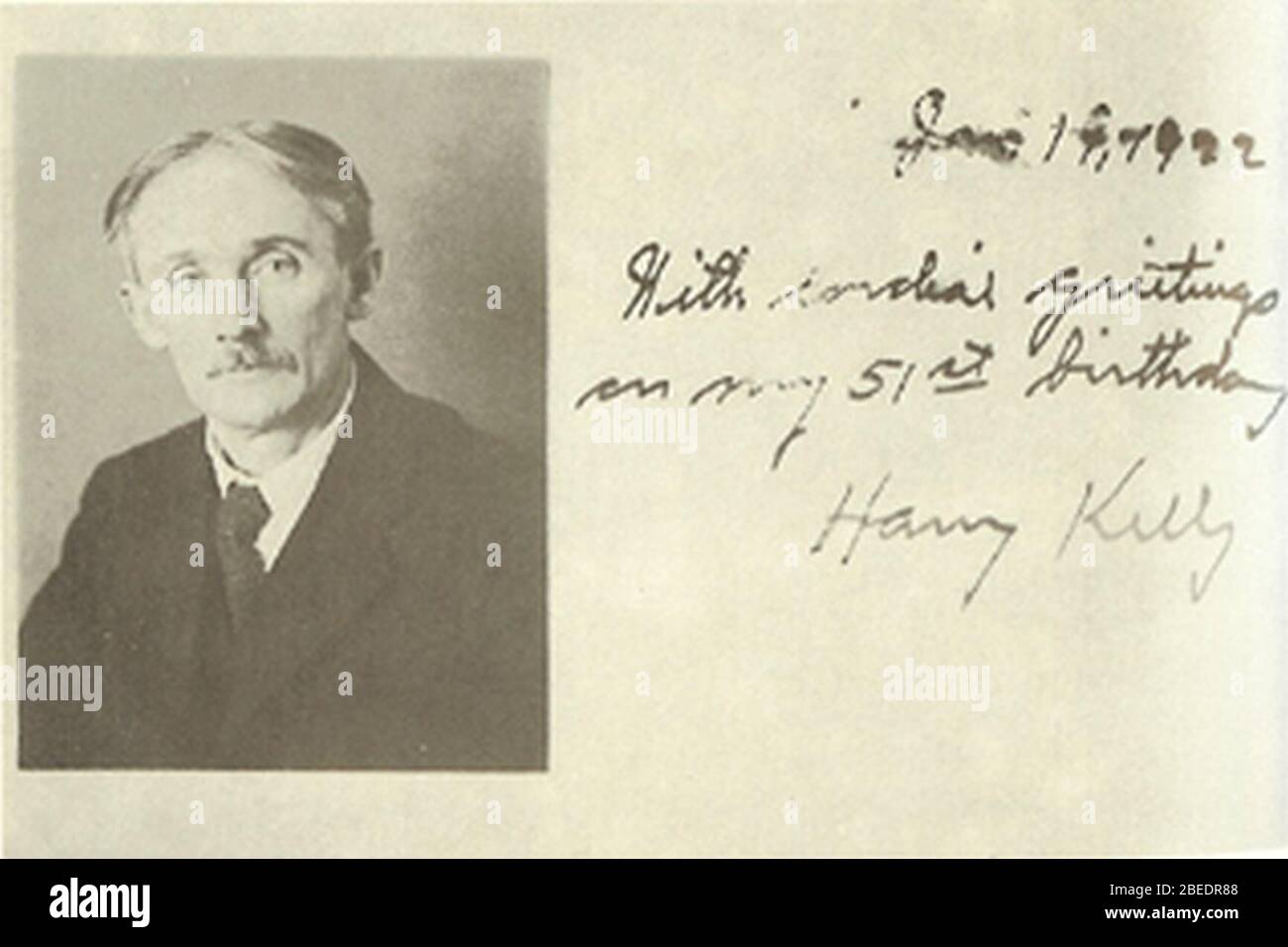 Harry Kelly 1922 Stock Photo - Alamy