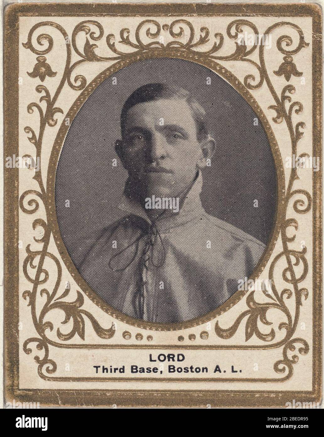 Harry Lord, Boston Red Sox, baseball card portrait Stock Photo - Alamy