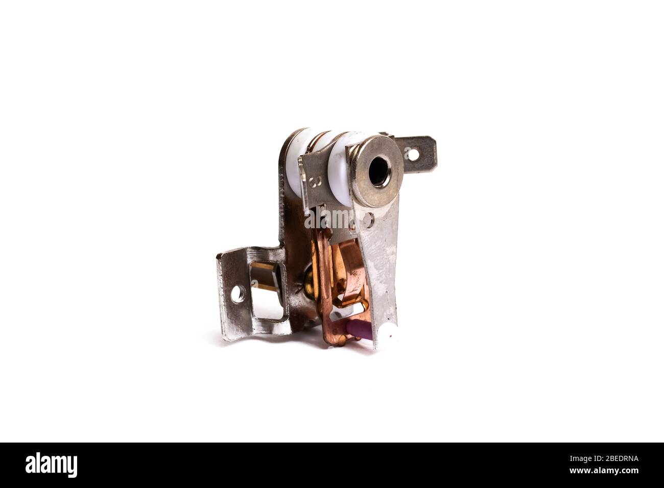 Adjustment knob for electronic device isolated on white background ...