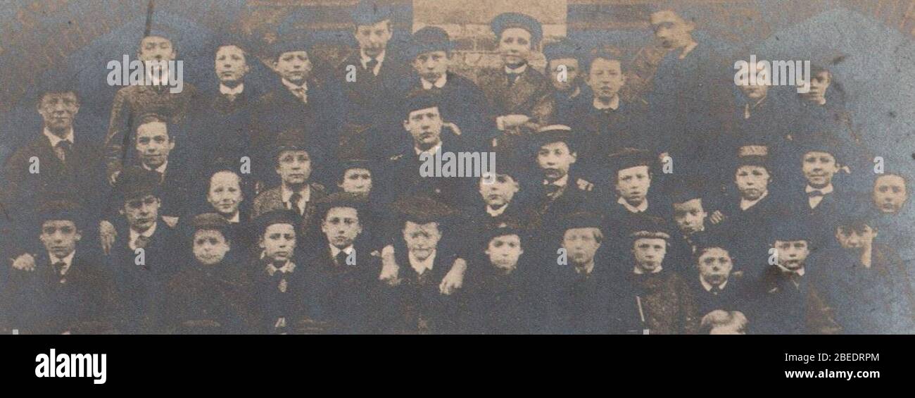 Harry Redfern 1873 Abingdon School bottom row 4th from left Stock Photo ...