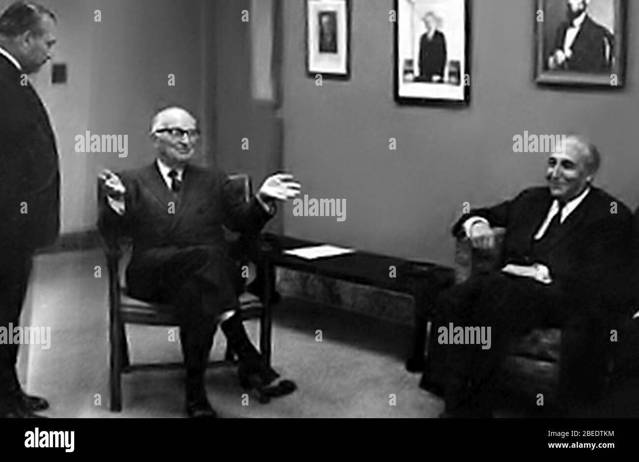 Harry S. Truman and Osman Bölükbaşı 1949 Stock Photo - Alamy
