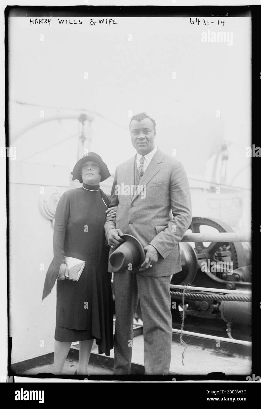 Harry Wills & wofe Stock Photo - Alamy