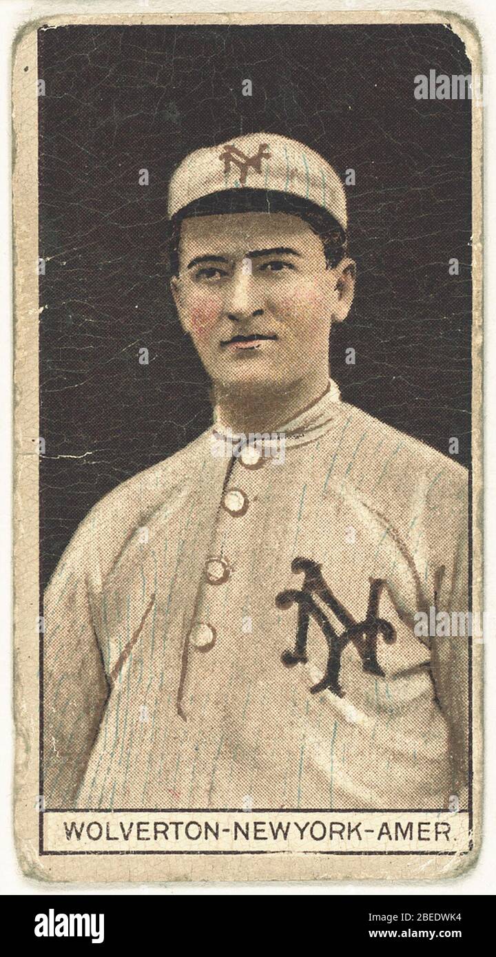 Harry Wolverton, New York Highlanders, baseball card portrait Stock ...