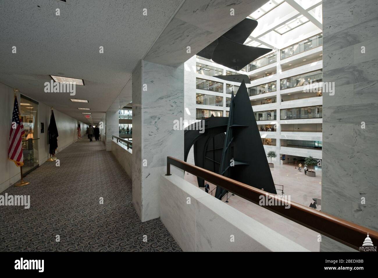 Hart Building Atrium View Stock Photo - Alamy