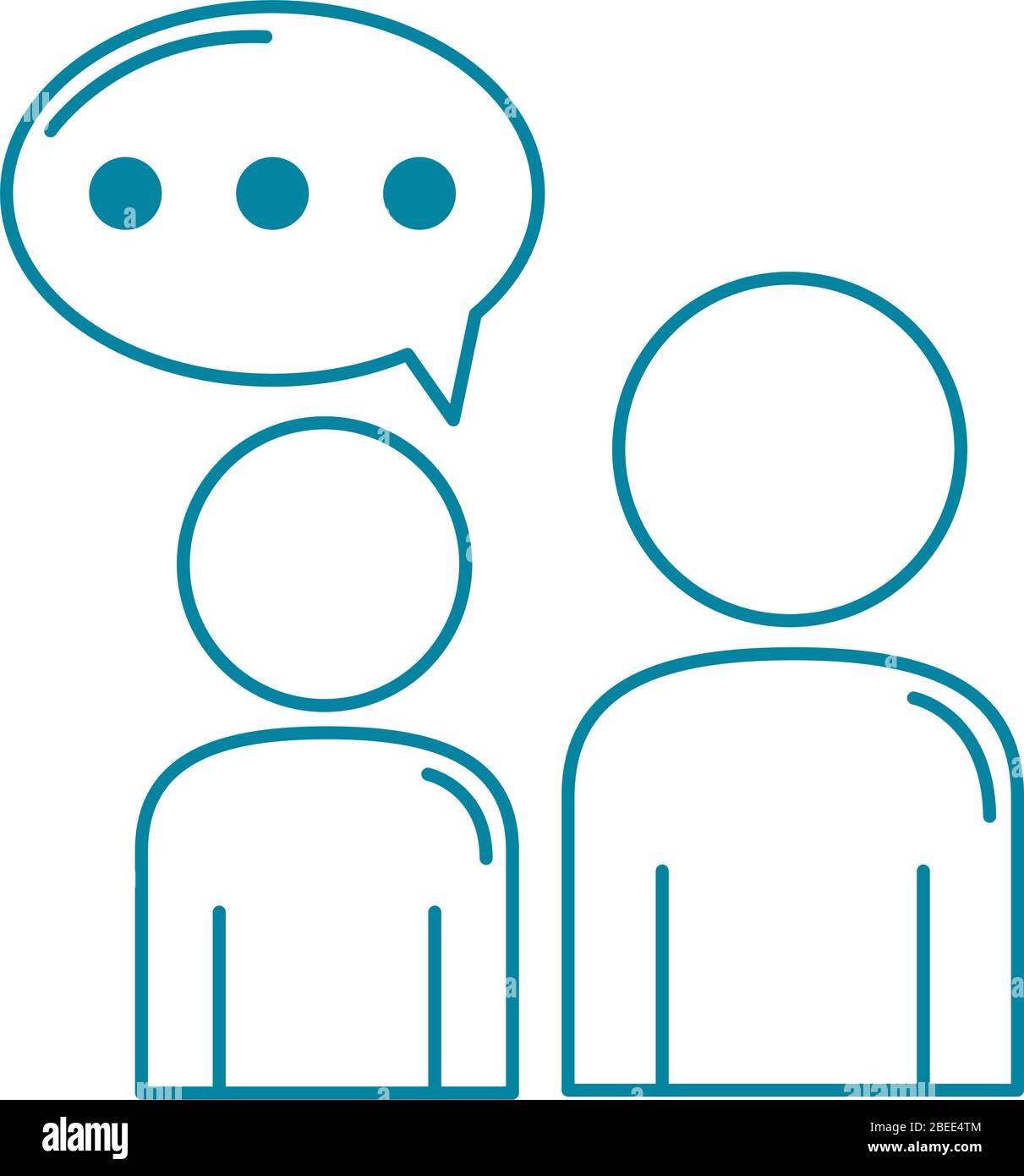 happy friendship day celebration people talking dialogue vector ...