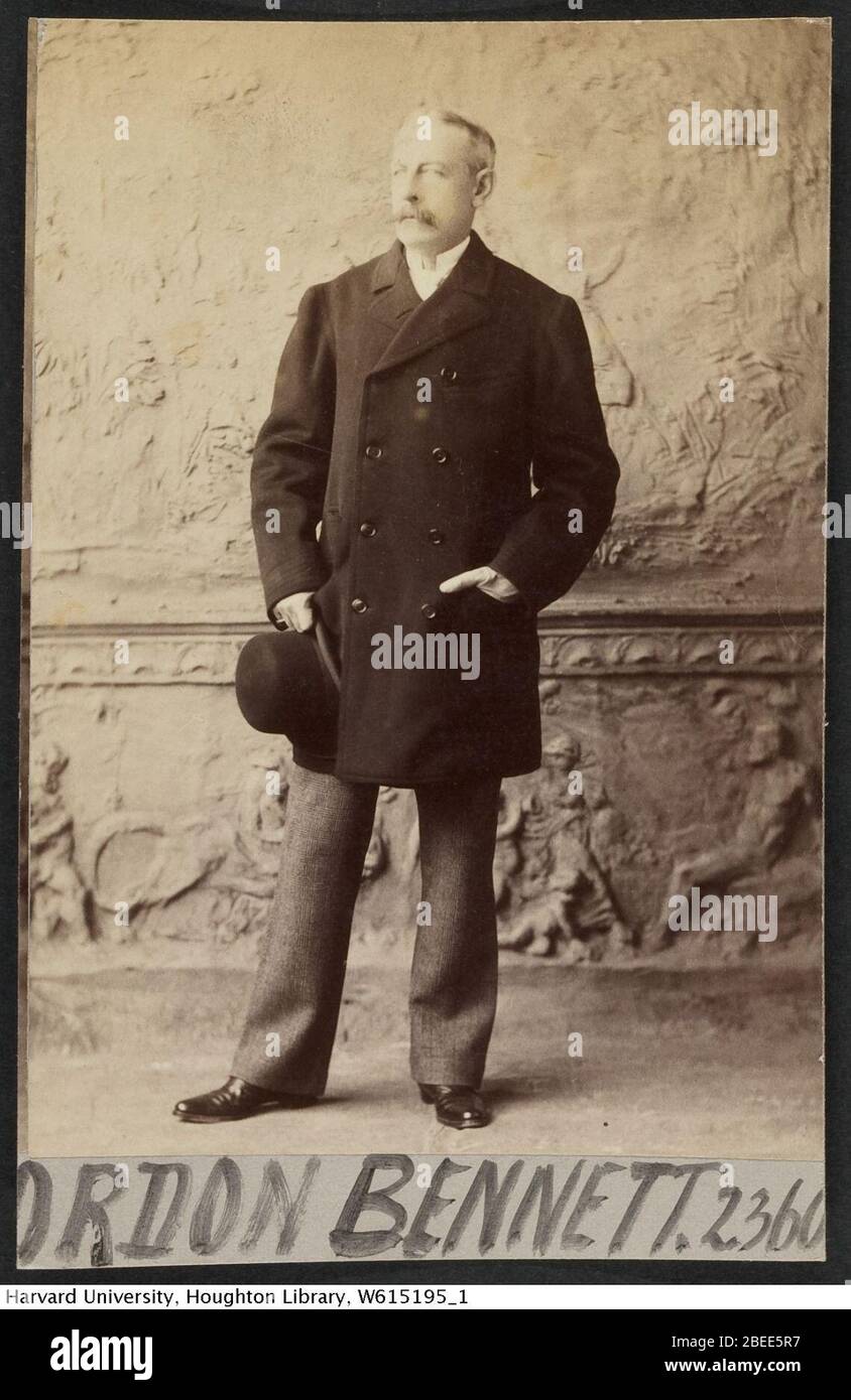 James Gordon Bennett standing Stock Photo - Alamy