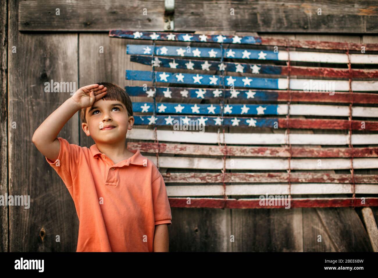 Saluting flag hi-res stock photography and images - Alamy
