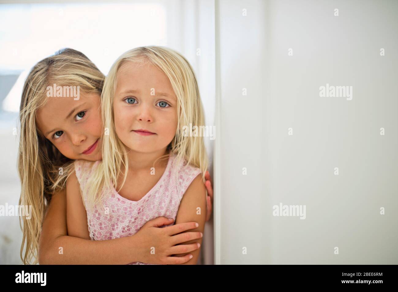 Portrait of two young sisters Stock Photo - Alamy Portrait of two young sisters Stock Photo - Alamy