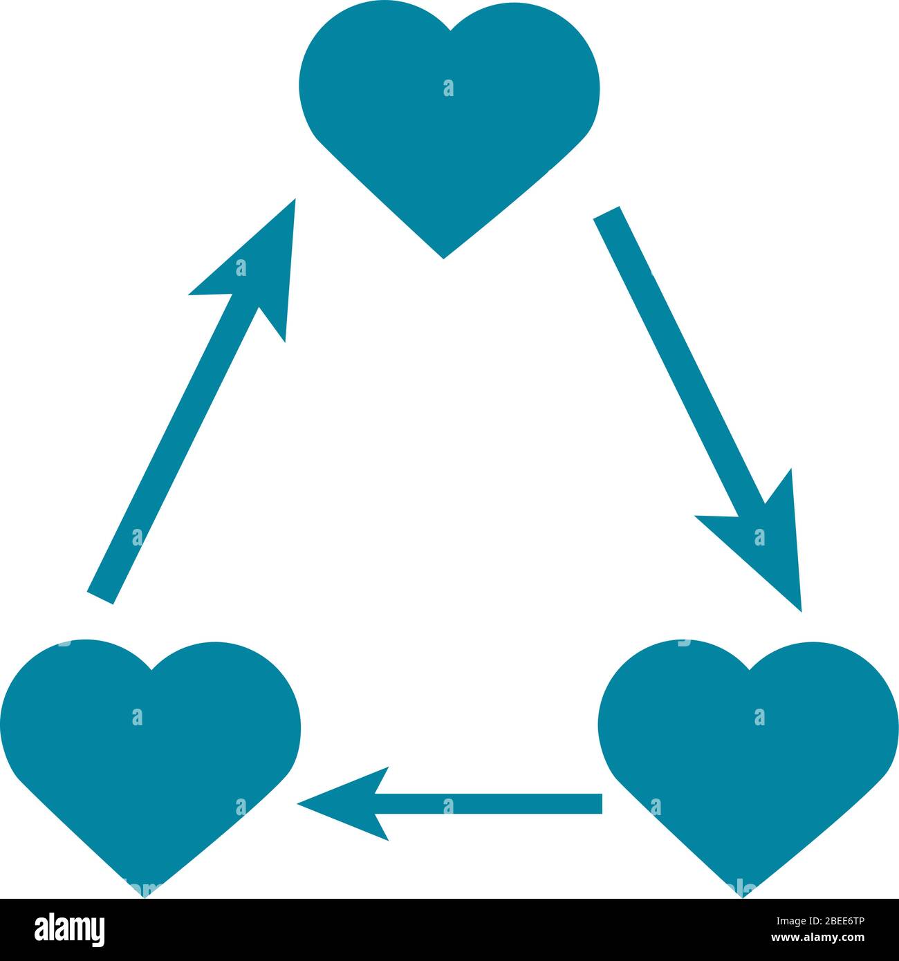 happy friendship day celebration heart cycle relationship emotions ...
