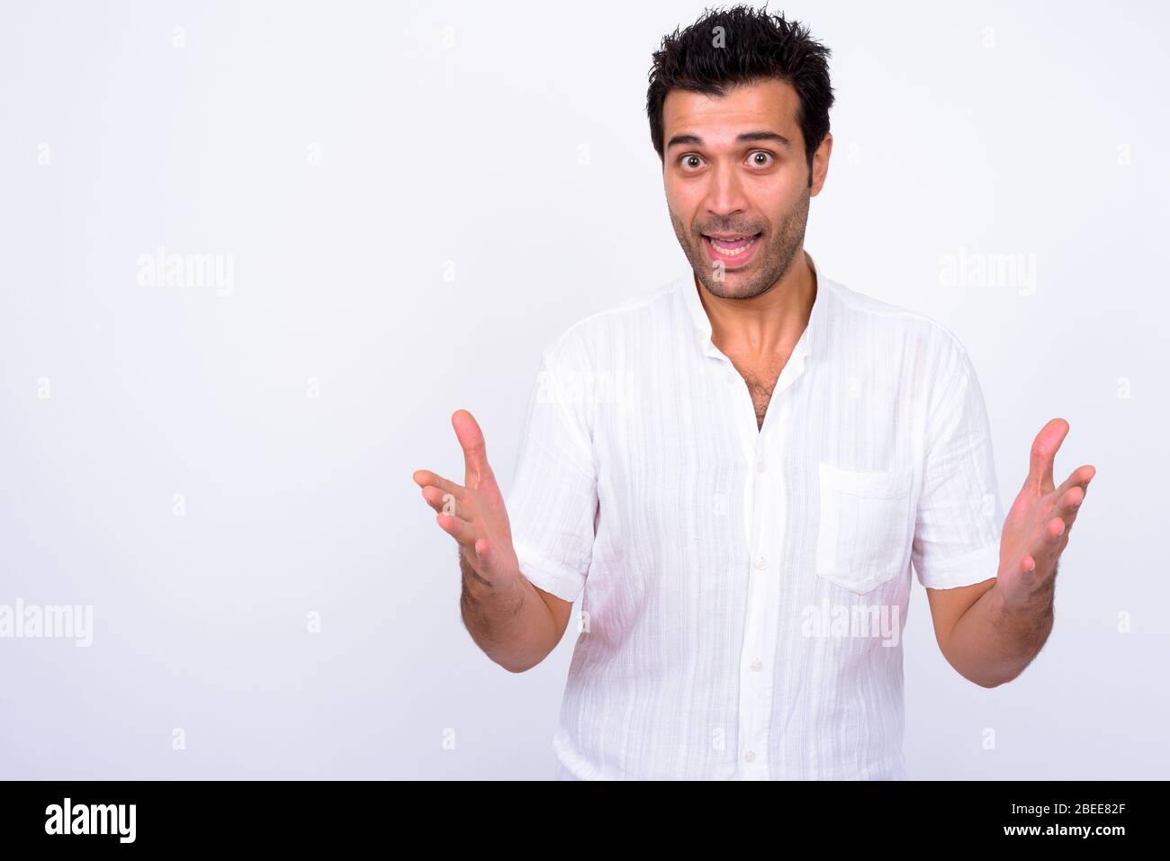 Turkish man explaining hi-res stock photography and images - Alamy