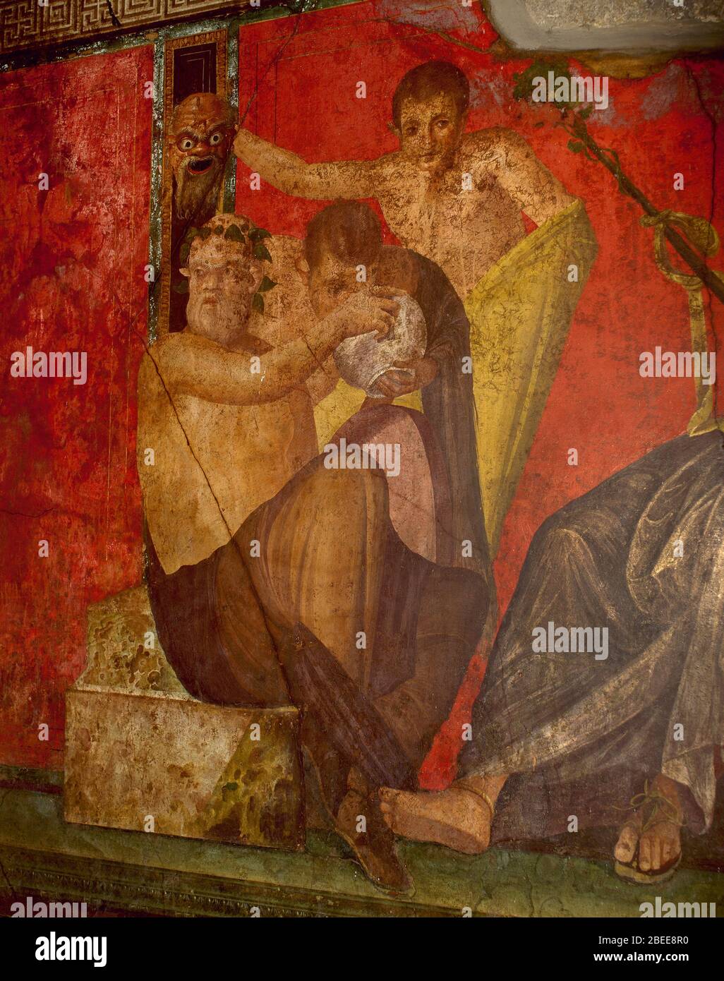 Silenus and satyrs Stock Photo - Alamy