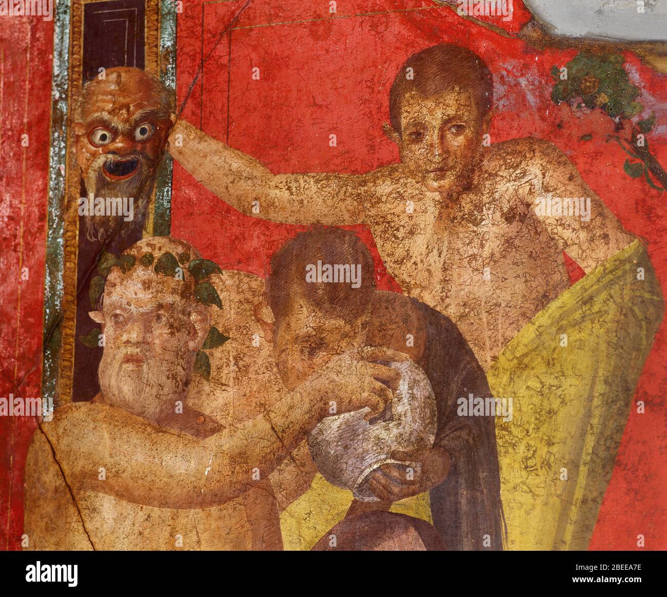 Silenus and satyrs Stock Photo - Alamy