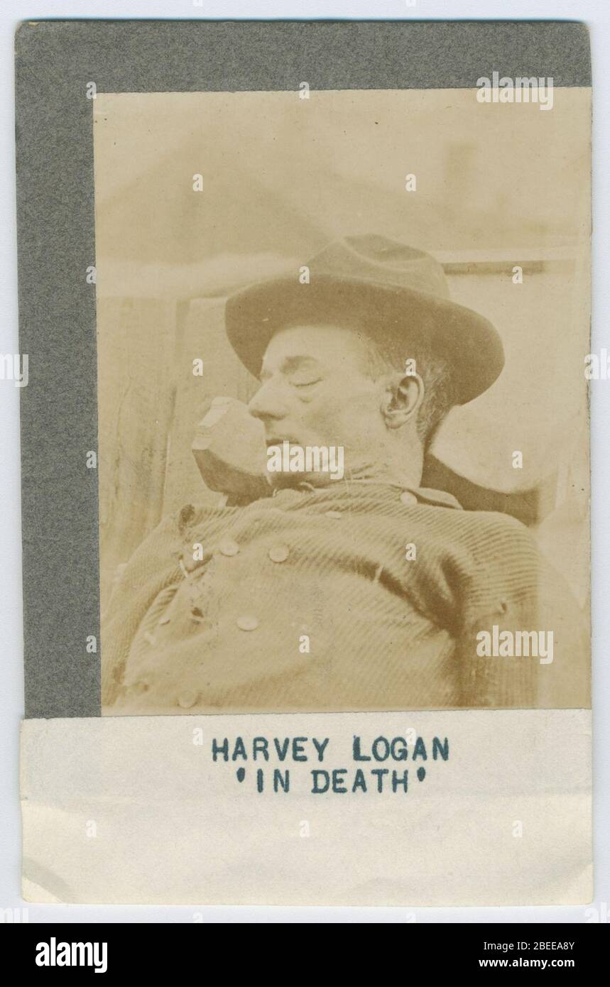 Harvey Logan 'in death' Stock Photo - Alamy
