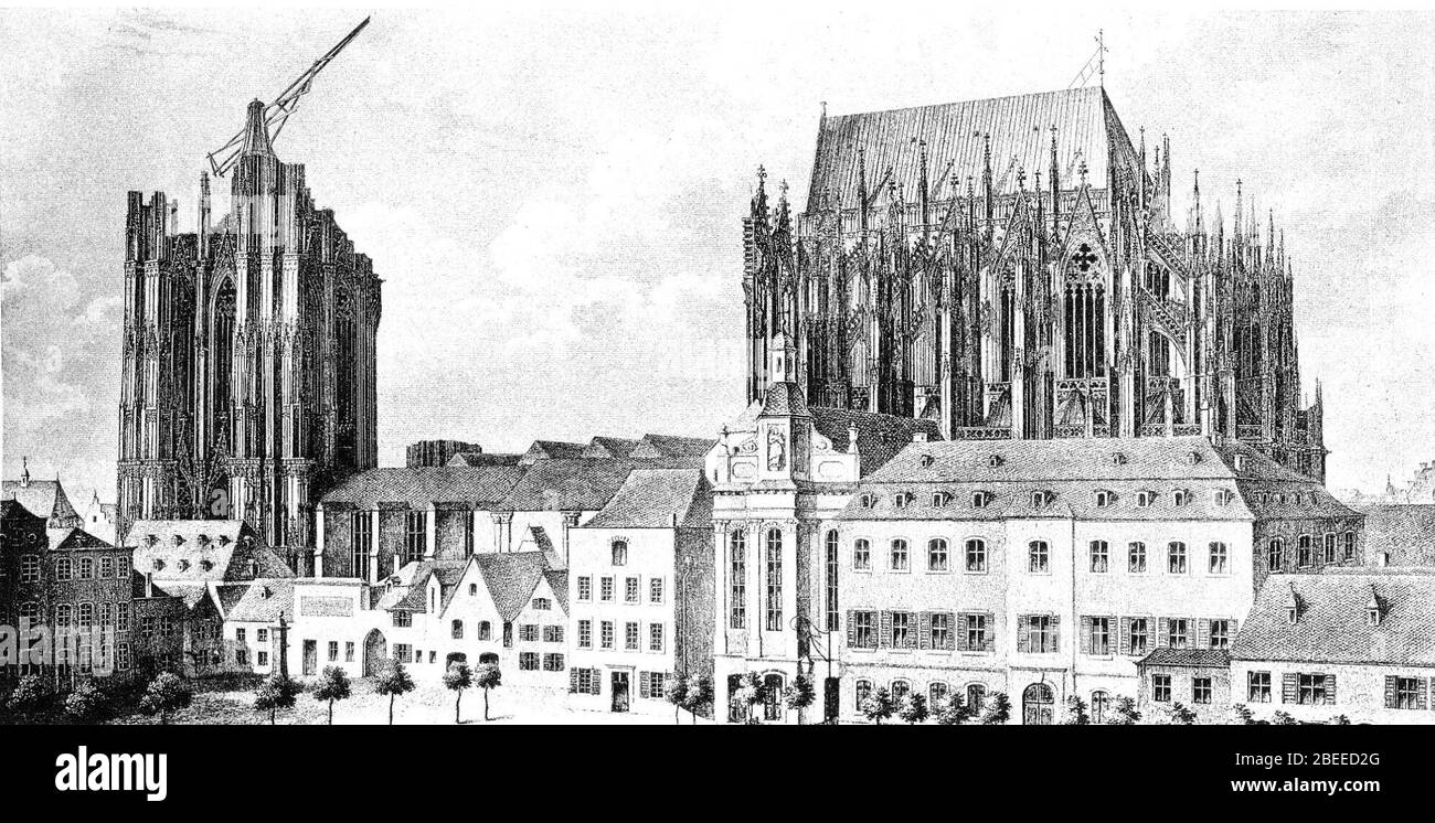 Hasak - Der Dom zu Köln - Bild 22 1824 Stock Photo - Alamy