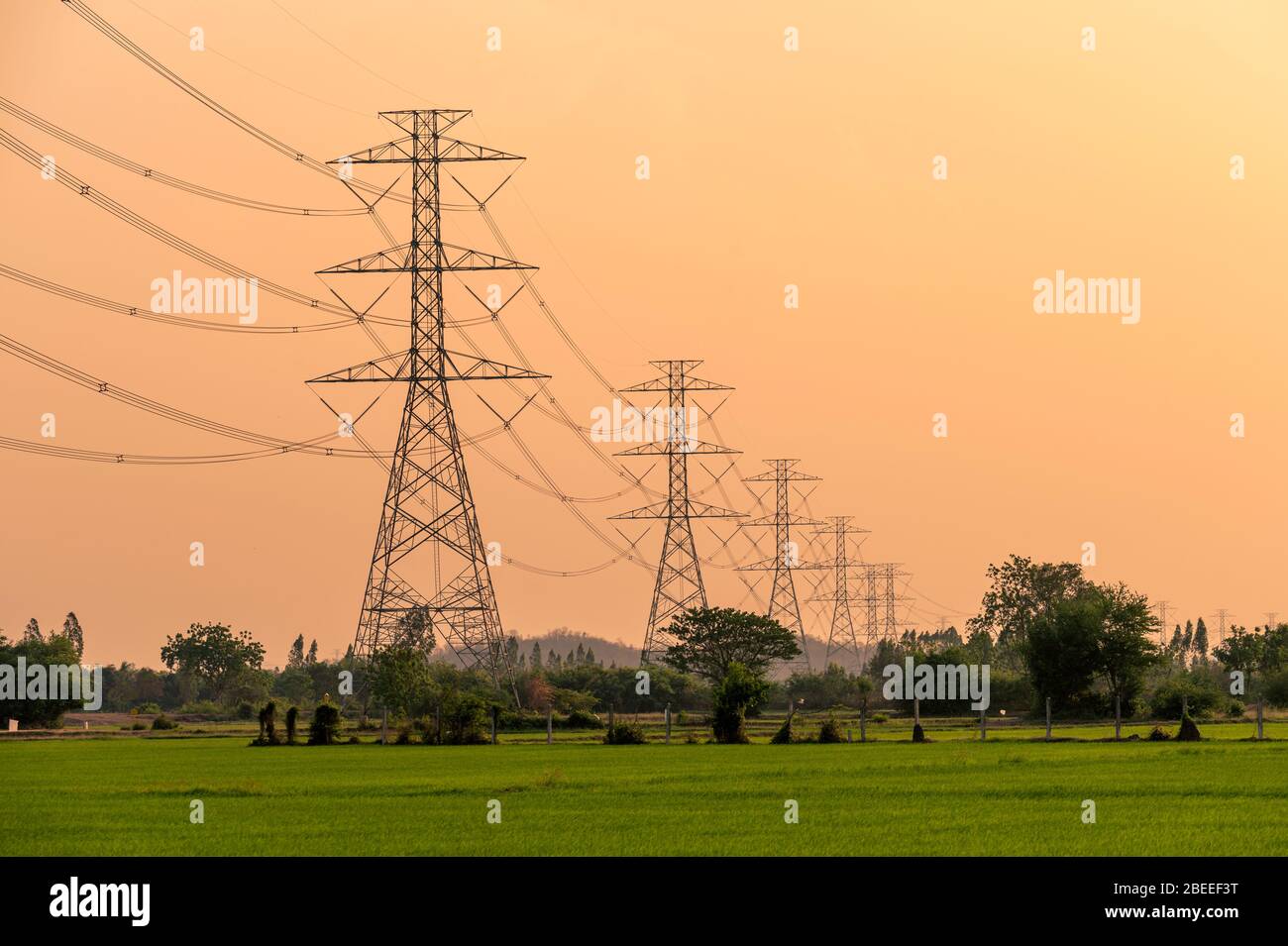 Electrical substation in the countryside hi-res stock photography and ...