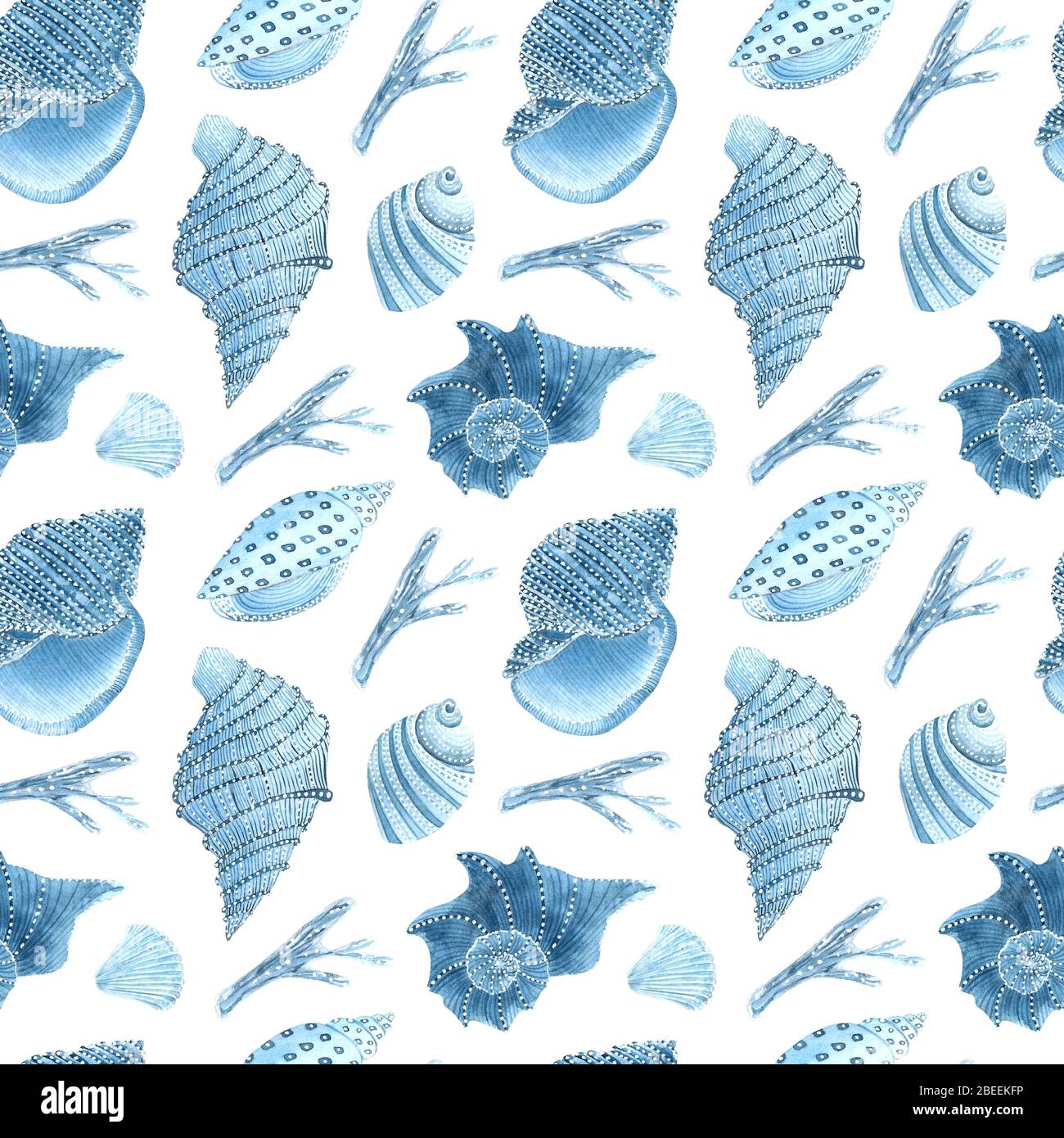 Light Blue Ocean Patterns