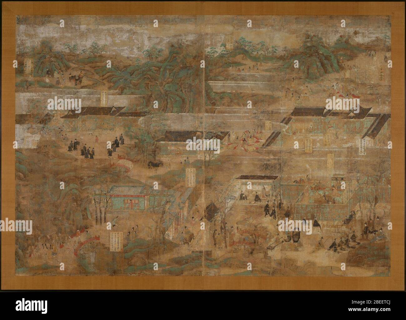 Hatano Chitei - Illustrated Biography of Prince Shotoku Stock Photo - Alamy