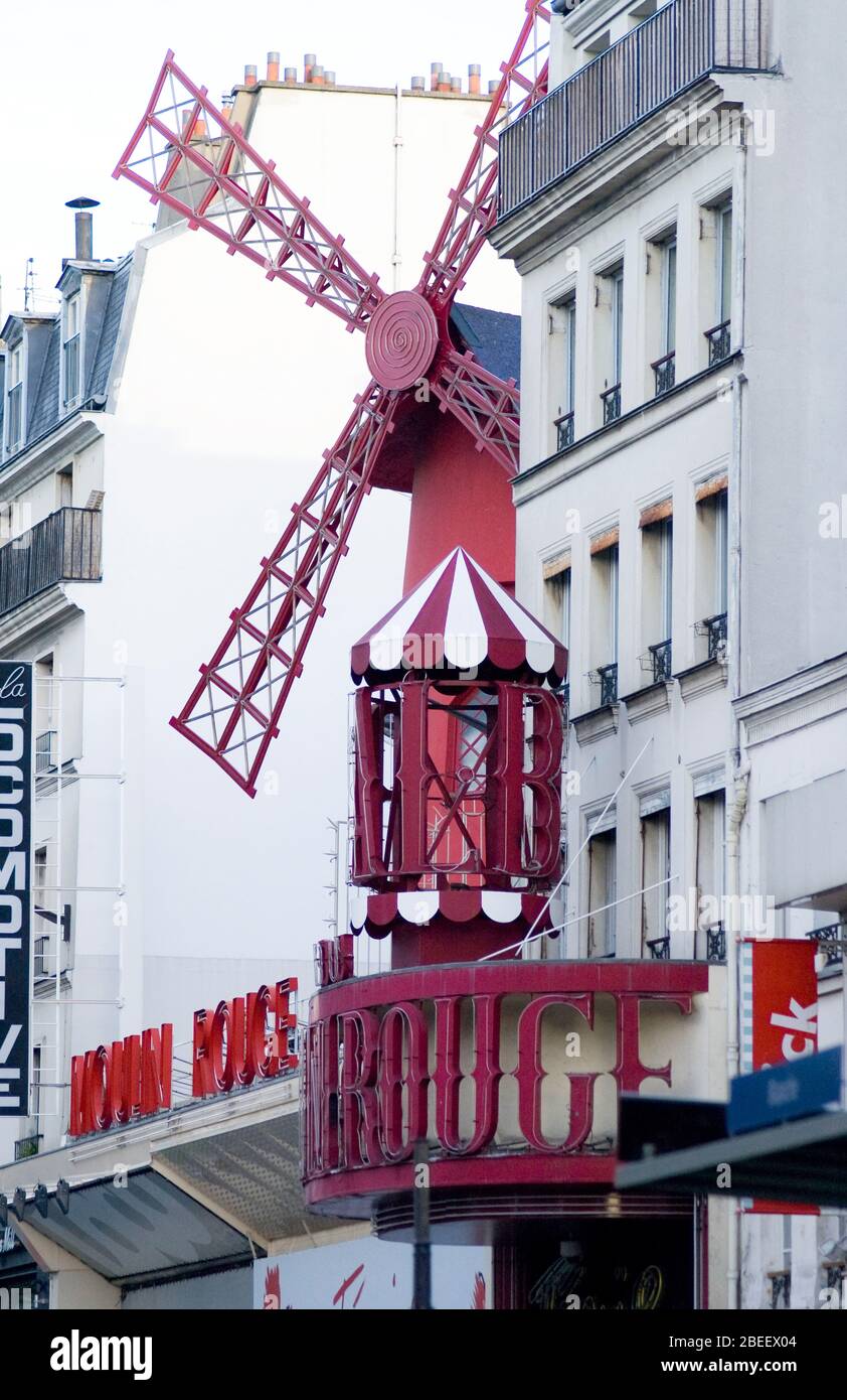 Moulin Rouge Paris France Stock Photo - Alamy