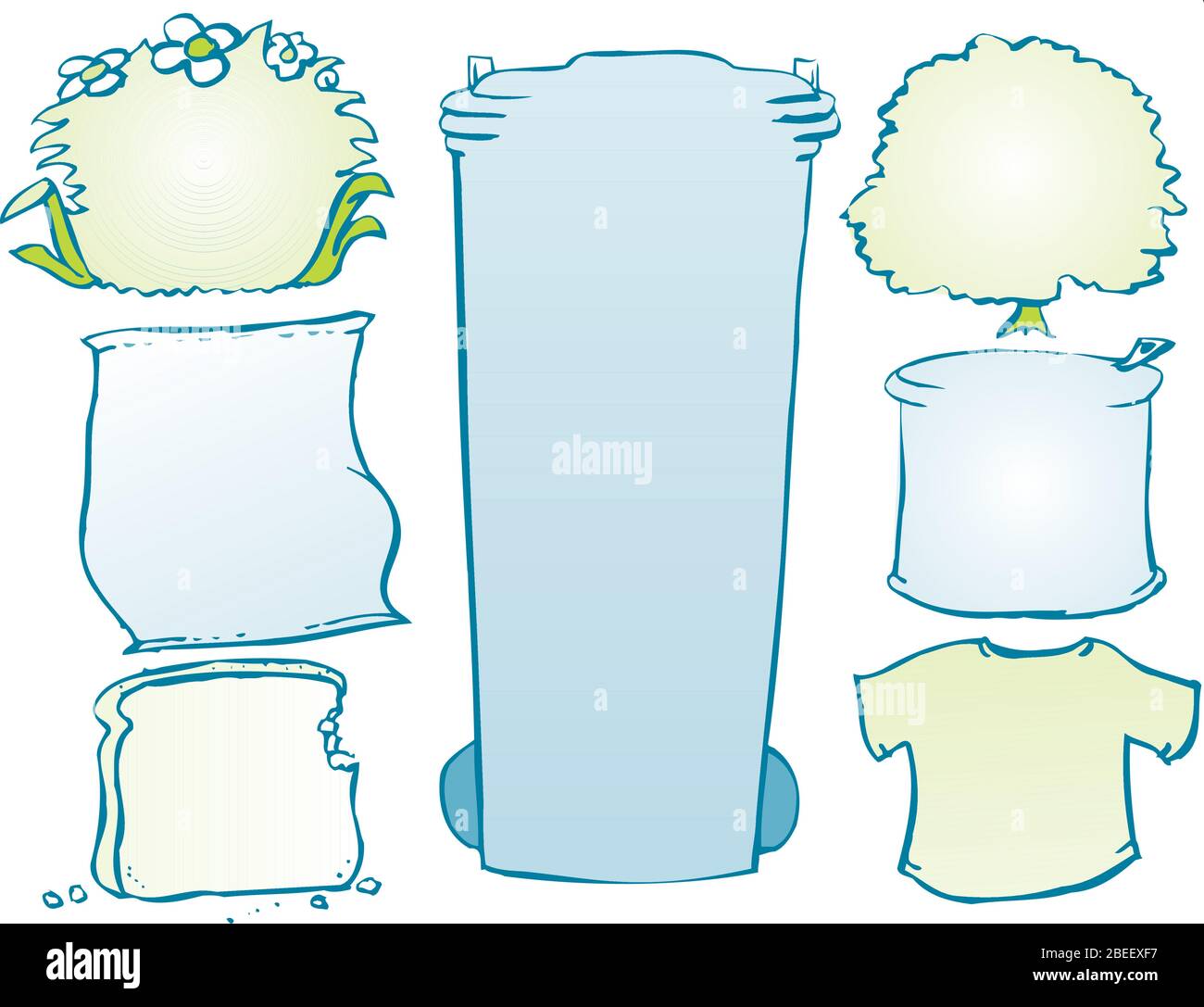 Recycling borders for text(s Stock Vector Image & Art - Alamy