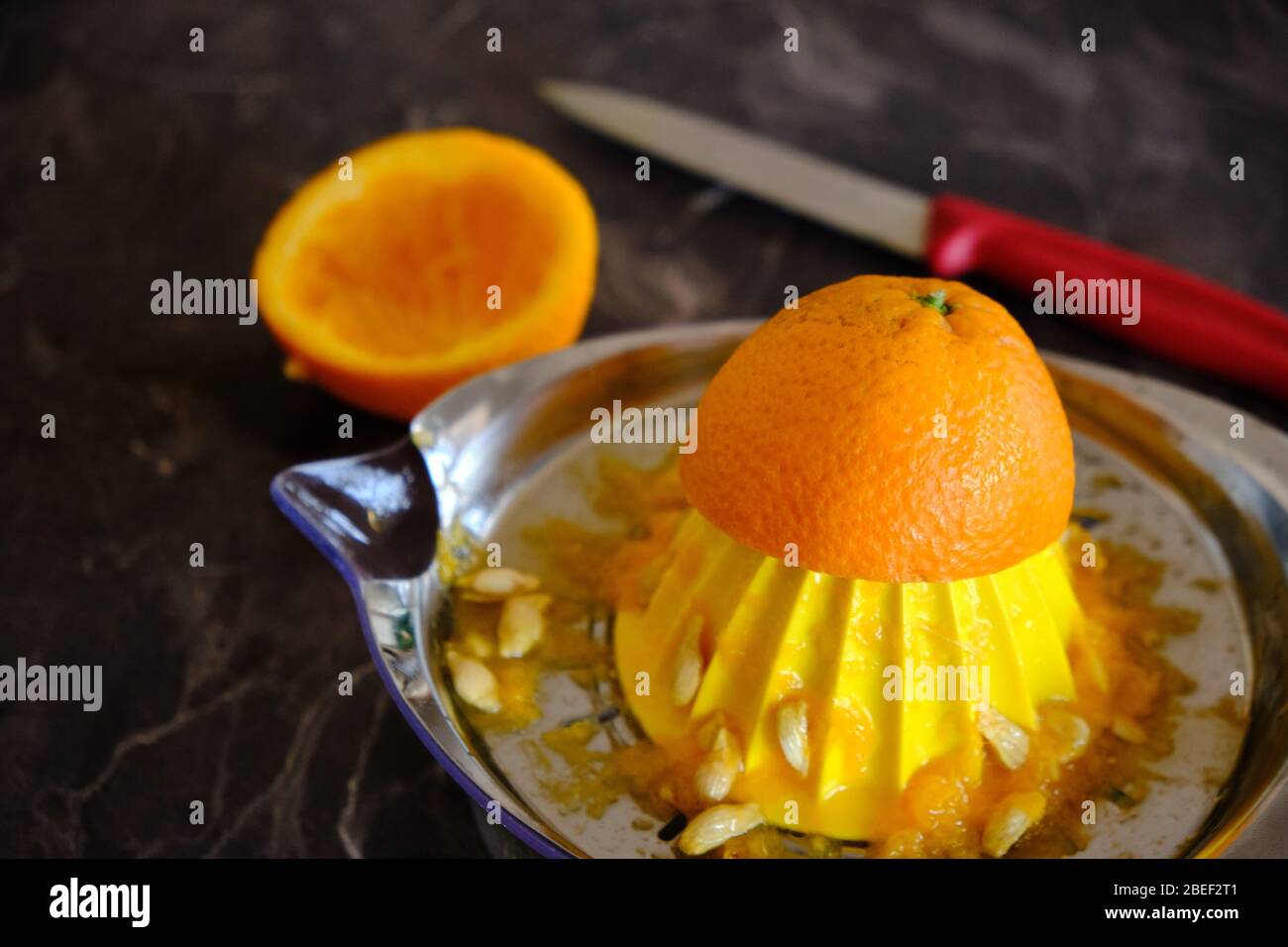 Orange Juice, Vitamin C Boost, Freshly hand juiced fruit juice. Half ...