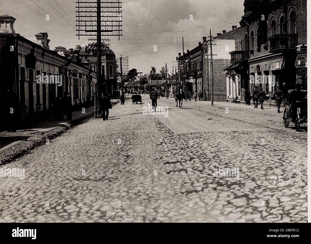 Hauptstraße in Kowel Stock Photo - Alamy