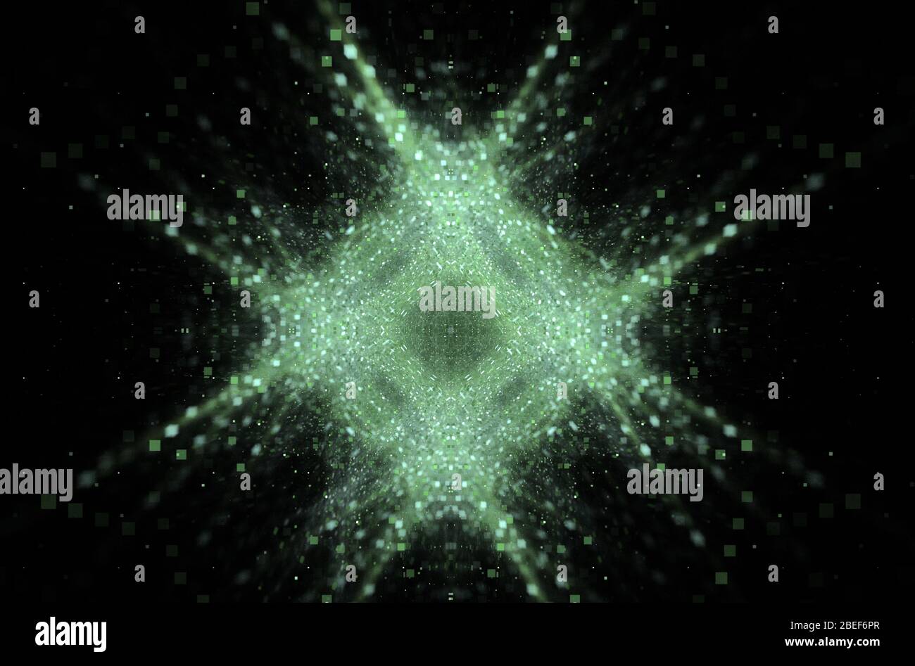 Green abstract pattern background for concept design. Geometric line ...