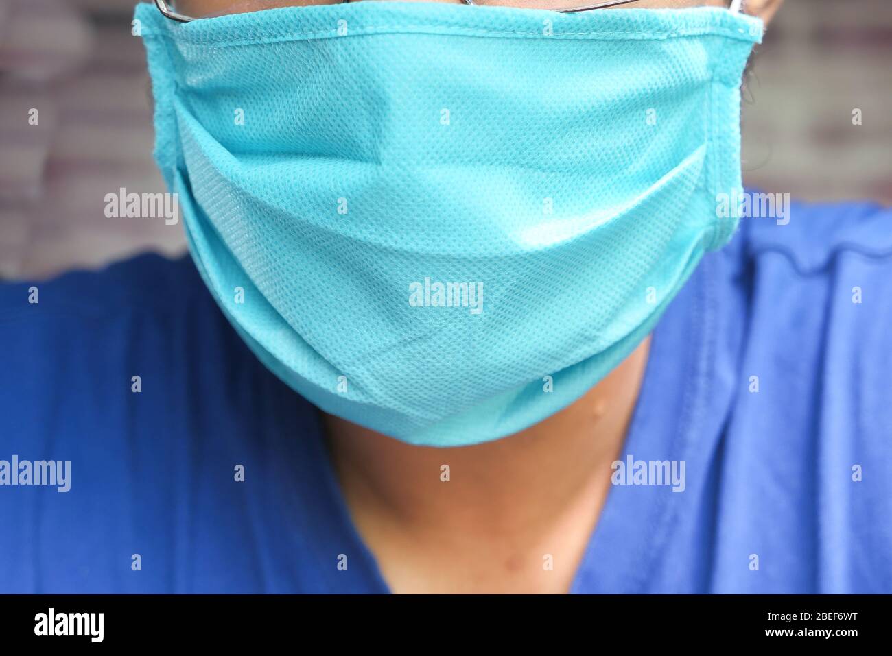 Man wearing hygienic mask to prevent infection Stock Photo - Alamy