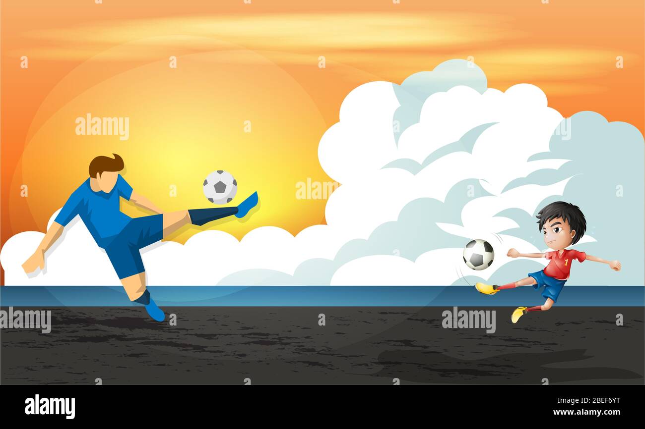 Football training ground Stock Vector Images - Alamy