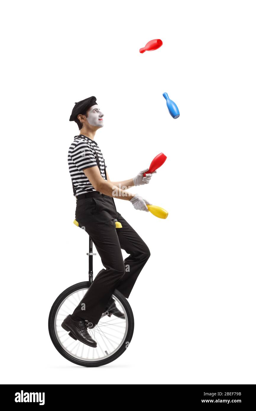 Juggler mono cycle unicycle hi-res stock photography and images - Alamy
