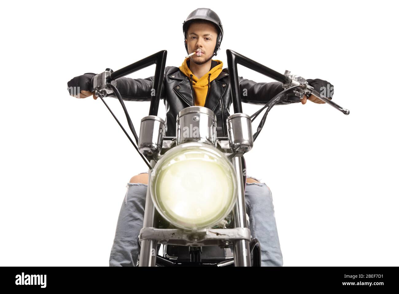 Guy riding a motorcycle hi-res stock photography and images - Alamy
