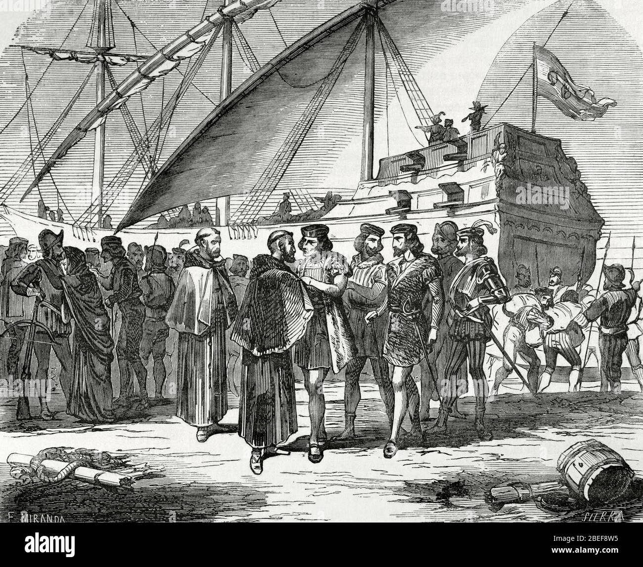 America colonization 15th century hi-res stock photography and images ...