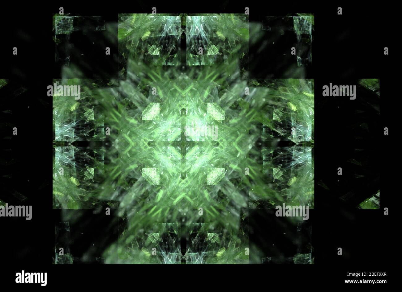 Green abstract pattern background for concept design. Geometric line ...