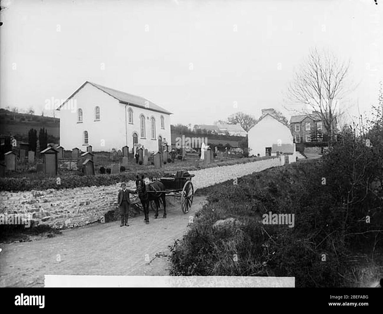 Hawen Chapel (Cong) Troed yr aur Stock Photo - Alamy