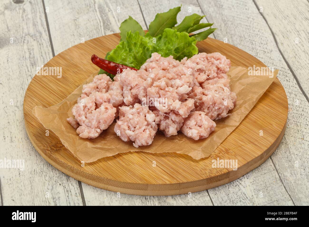 Homemade pork minced meat ready for cooking Stock Photo - Alamy