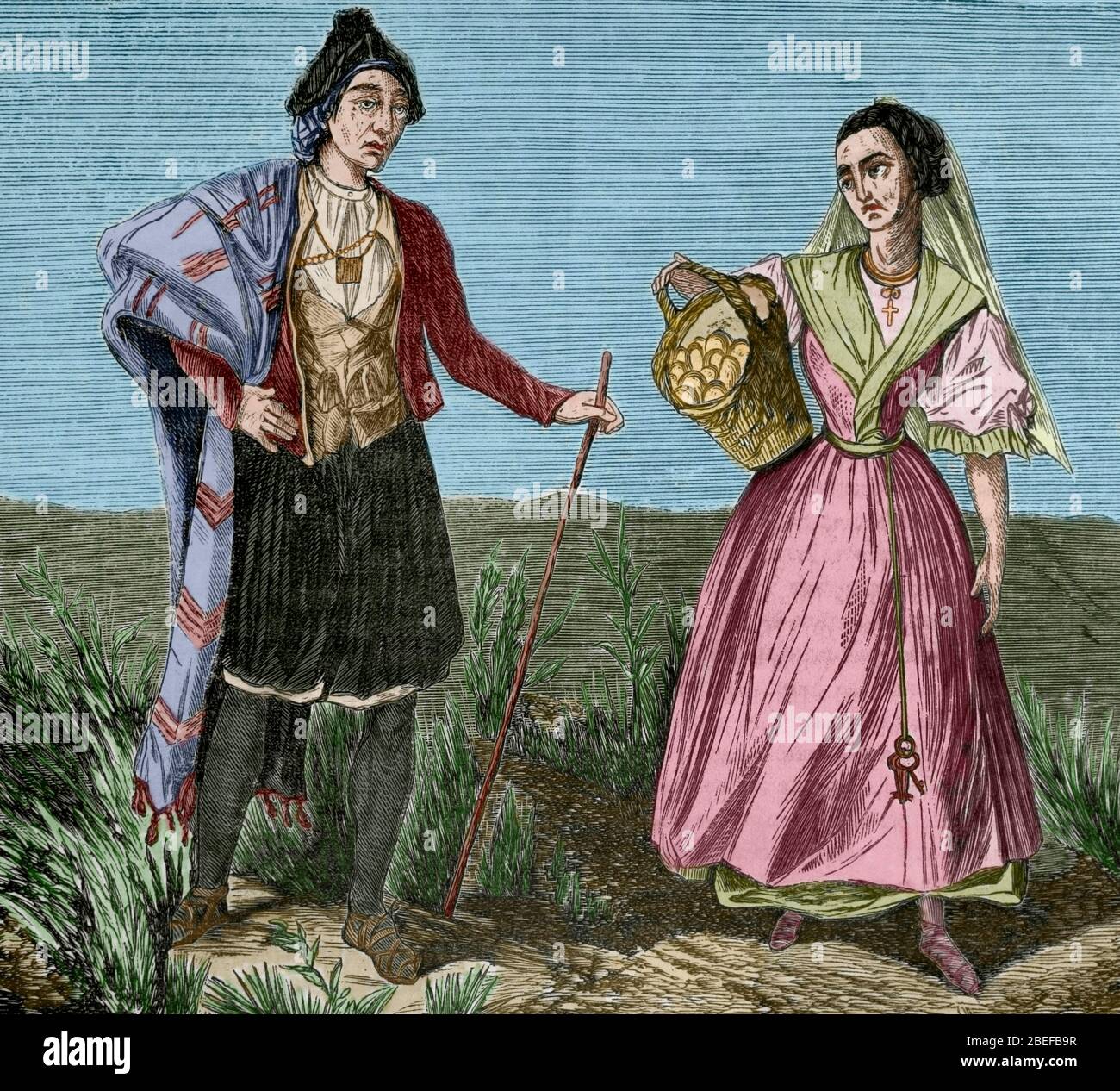 European peasants 19th century hi-res stock photography and images - Alamy