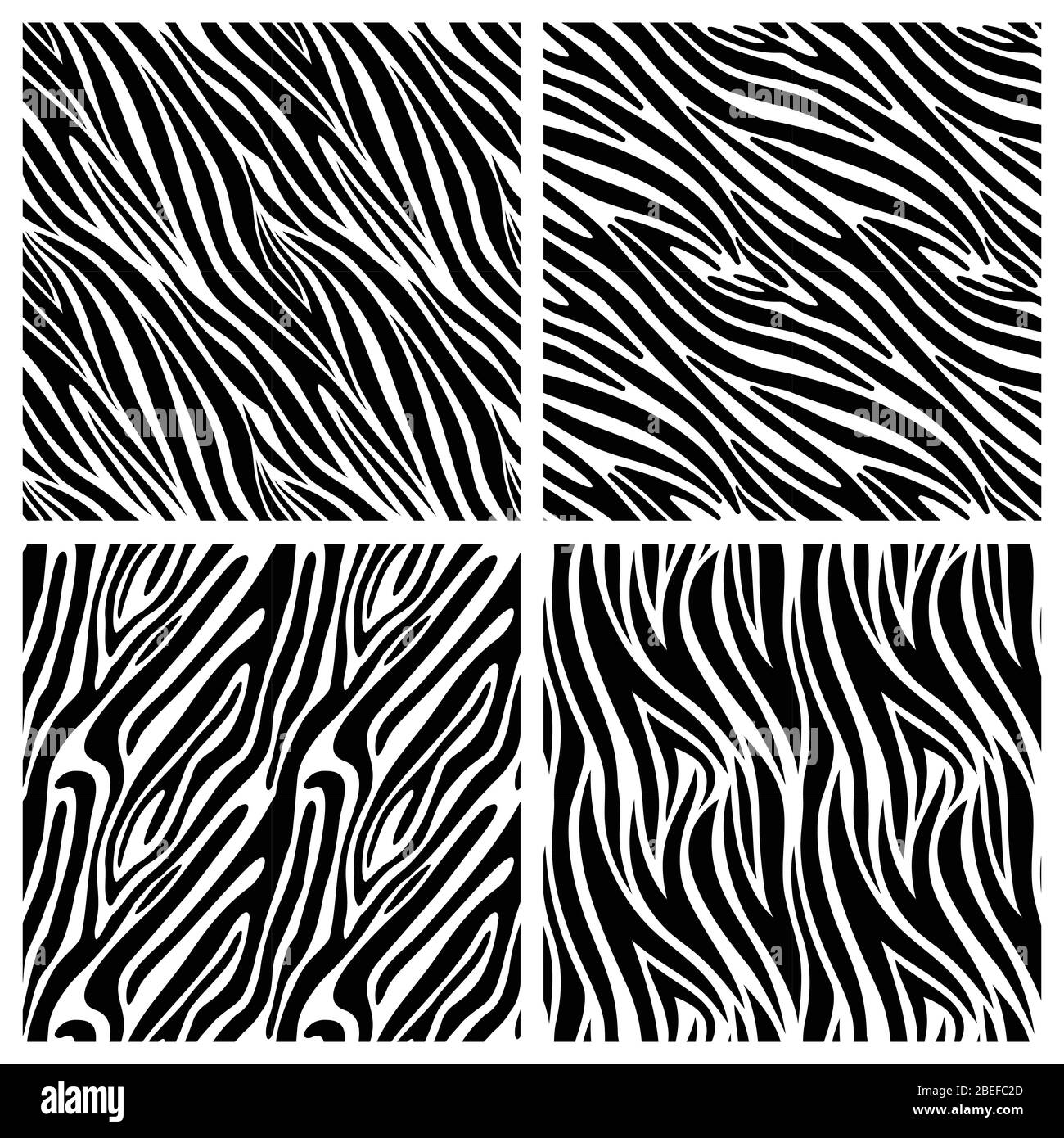 Zebra stripe patterns Cut Out Stock Images & Pictures - Alamy