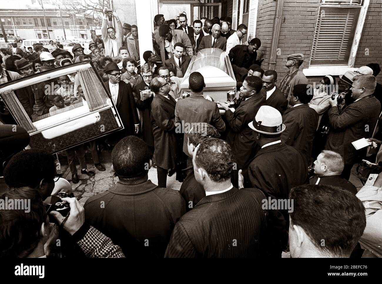 The funeral of slain civil rights minister Martin Luther King, Jr ...