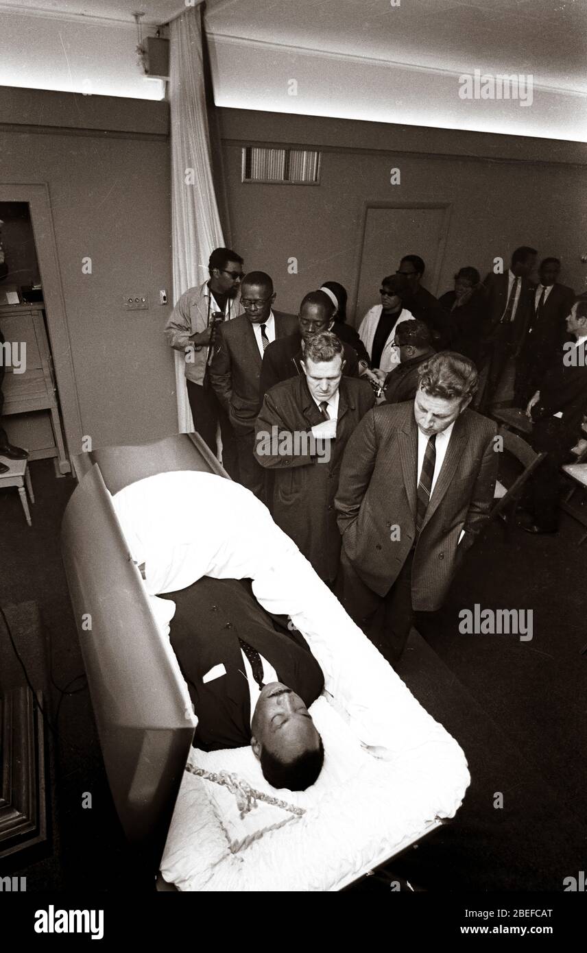 The funeral of slain civil rights minister Martin Luther King, Jr ...