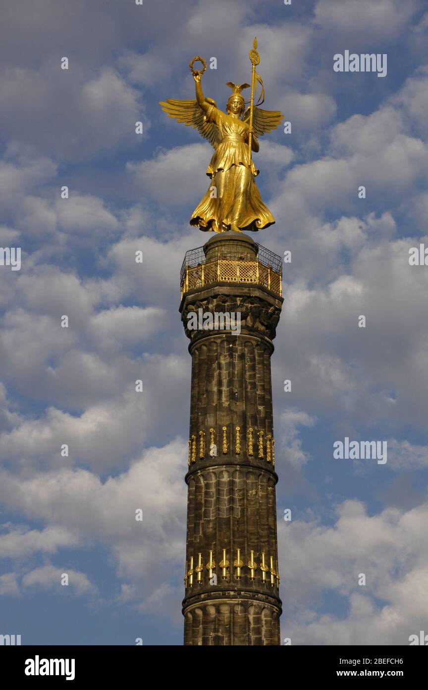 Berlin Victory Column Stock Photo - Alamy