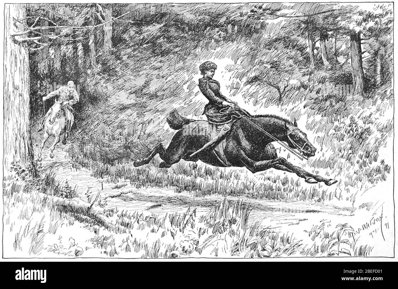 He was spurring fiercely, and the gray was doing his best, by Henry ...