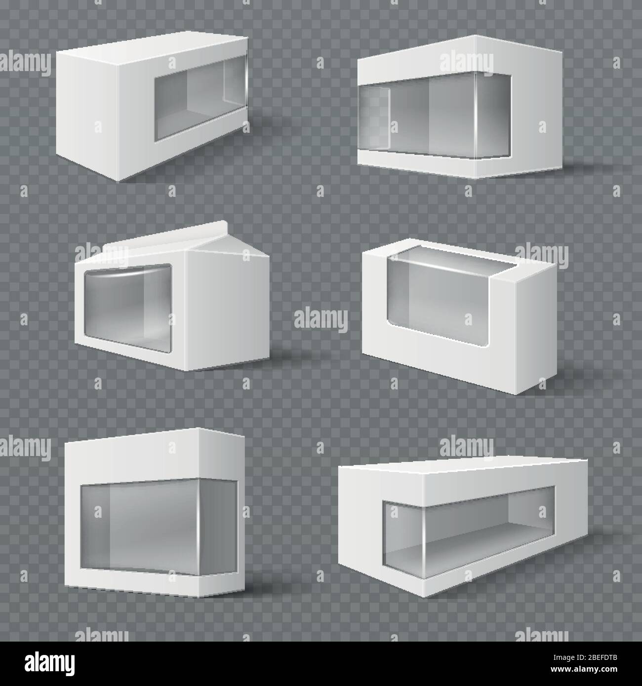 Box mockups Stock Vector Images - Alamy