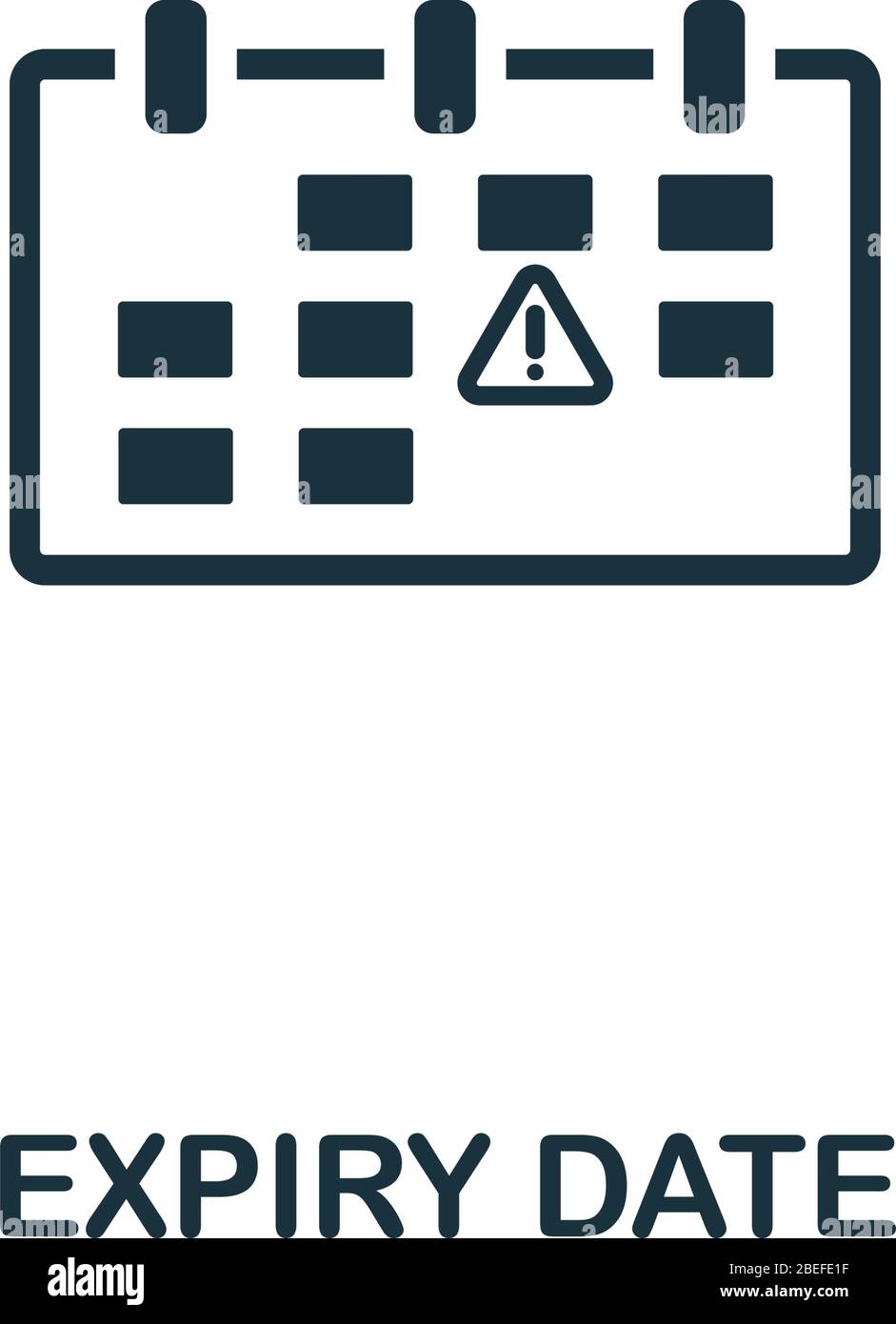 Expiry Date icon. Simple element from intellectual property collection ...