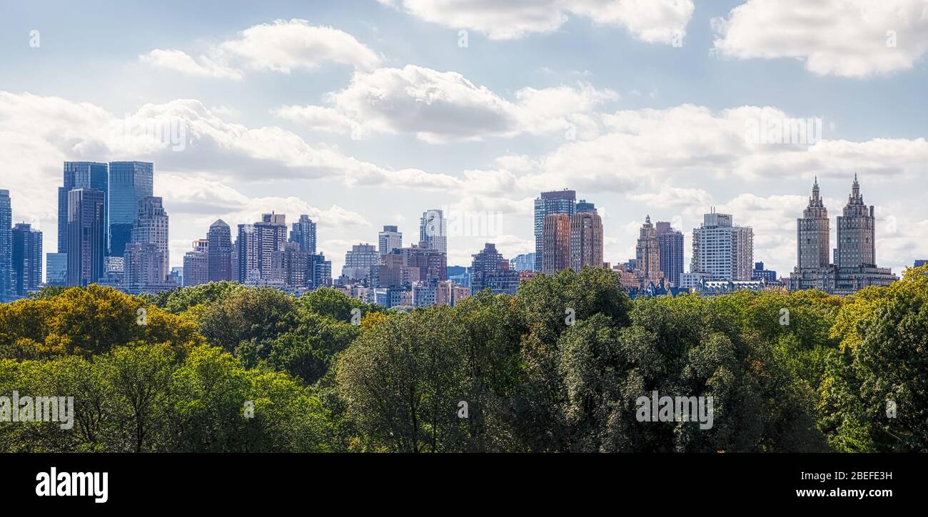 Manhattan West Side panorama, New York Stock Photo - Alamy