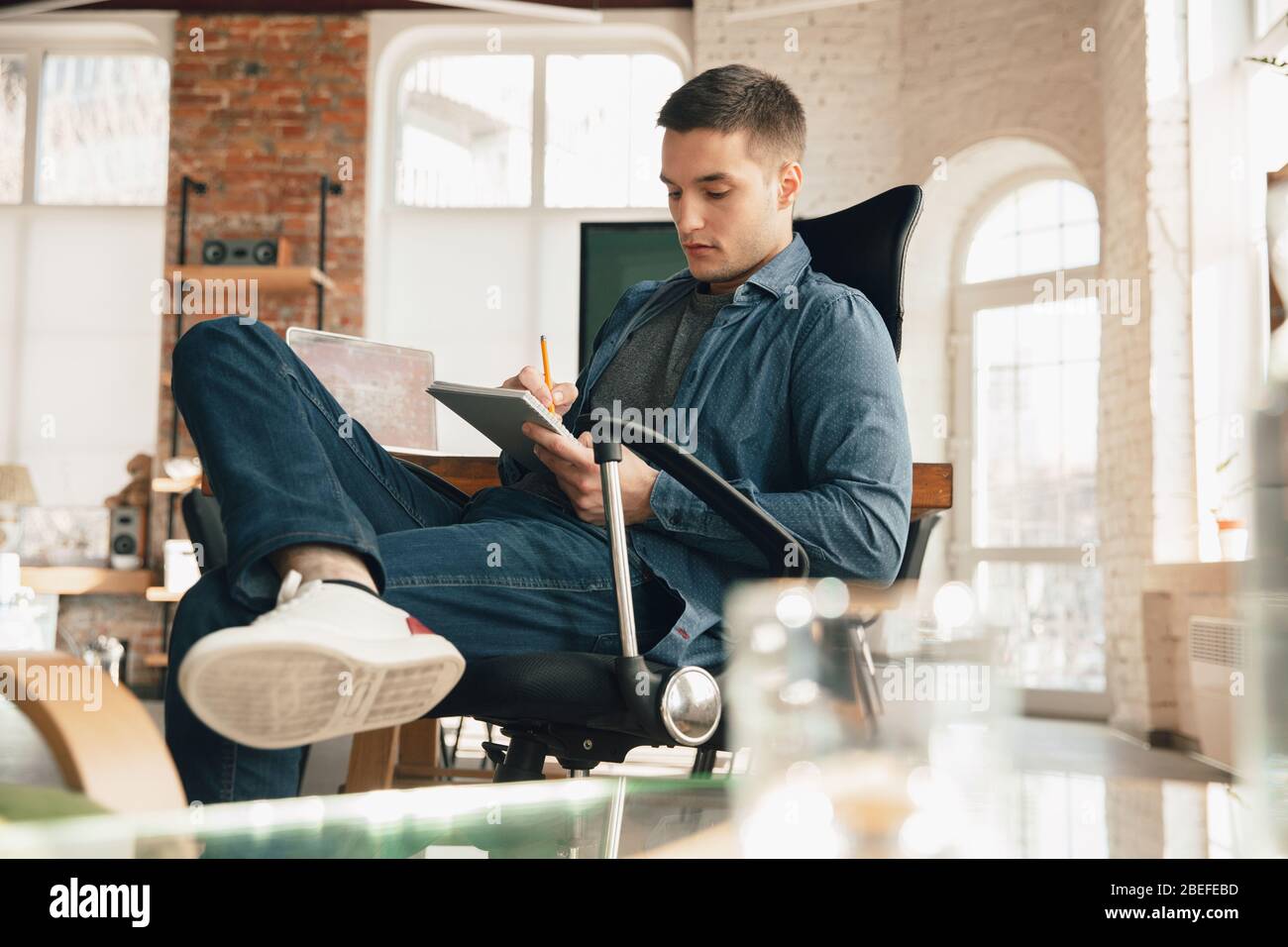 Creative workplace - organized work space as you like for inspiration ...