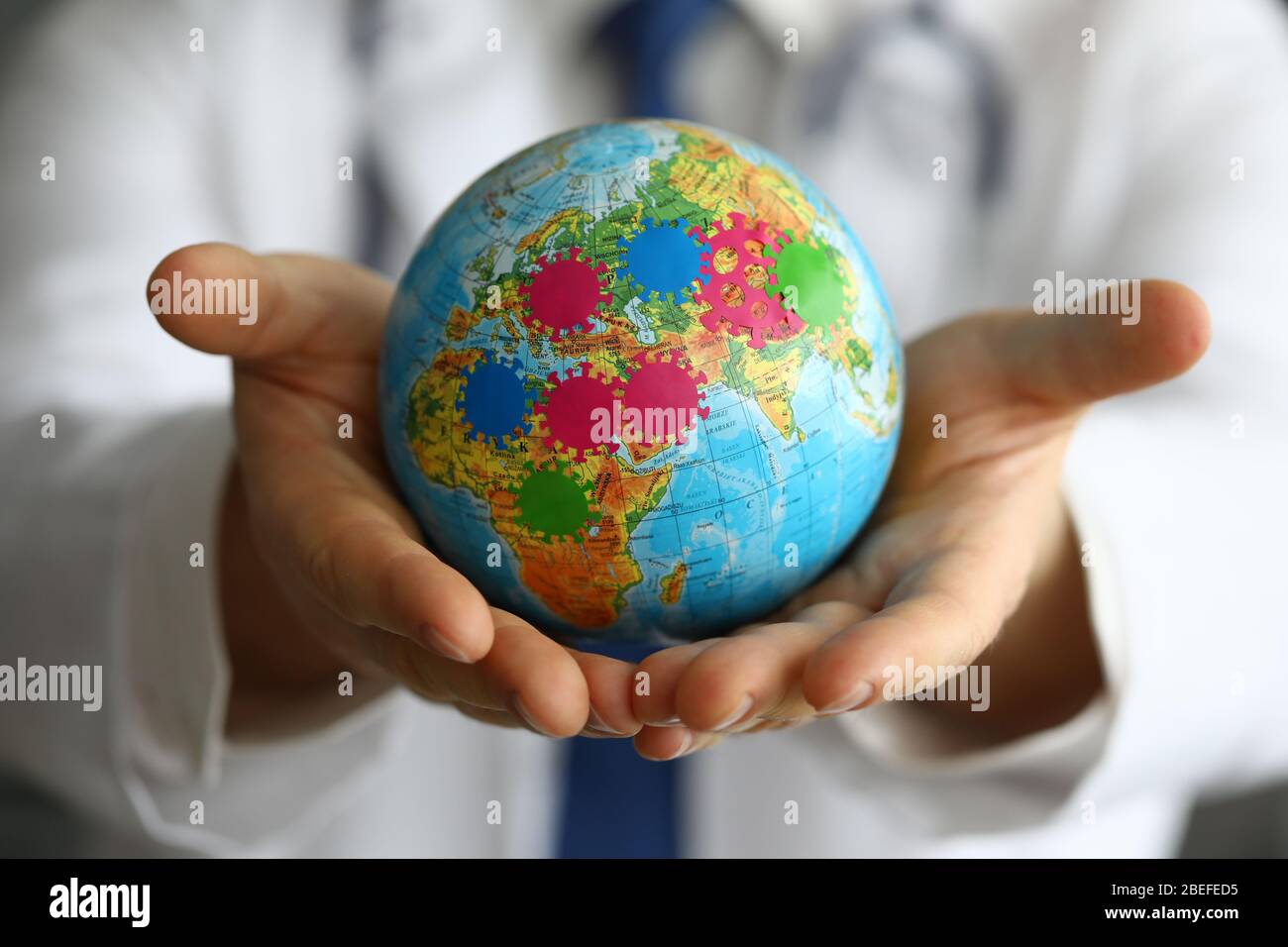 World map sticker hi-res stock photography and images - Alamy