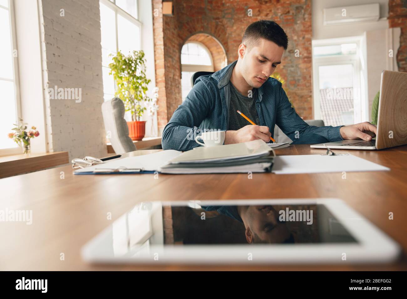 Creative workplace - organized work space as you like for inspiration ...