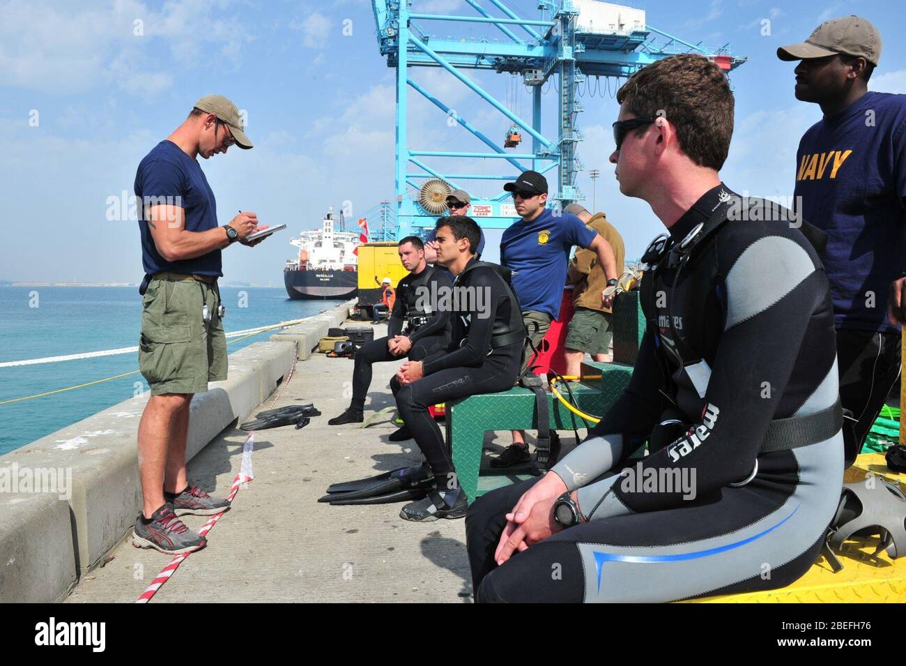Heavy Lift Dive Inspection 130224 Stock Photo - Alamy